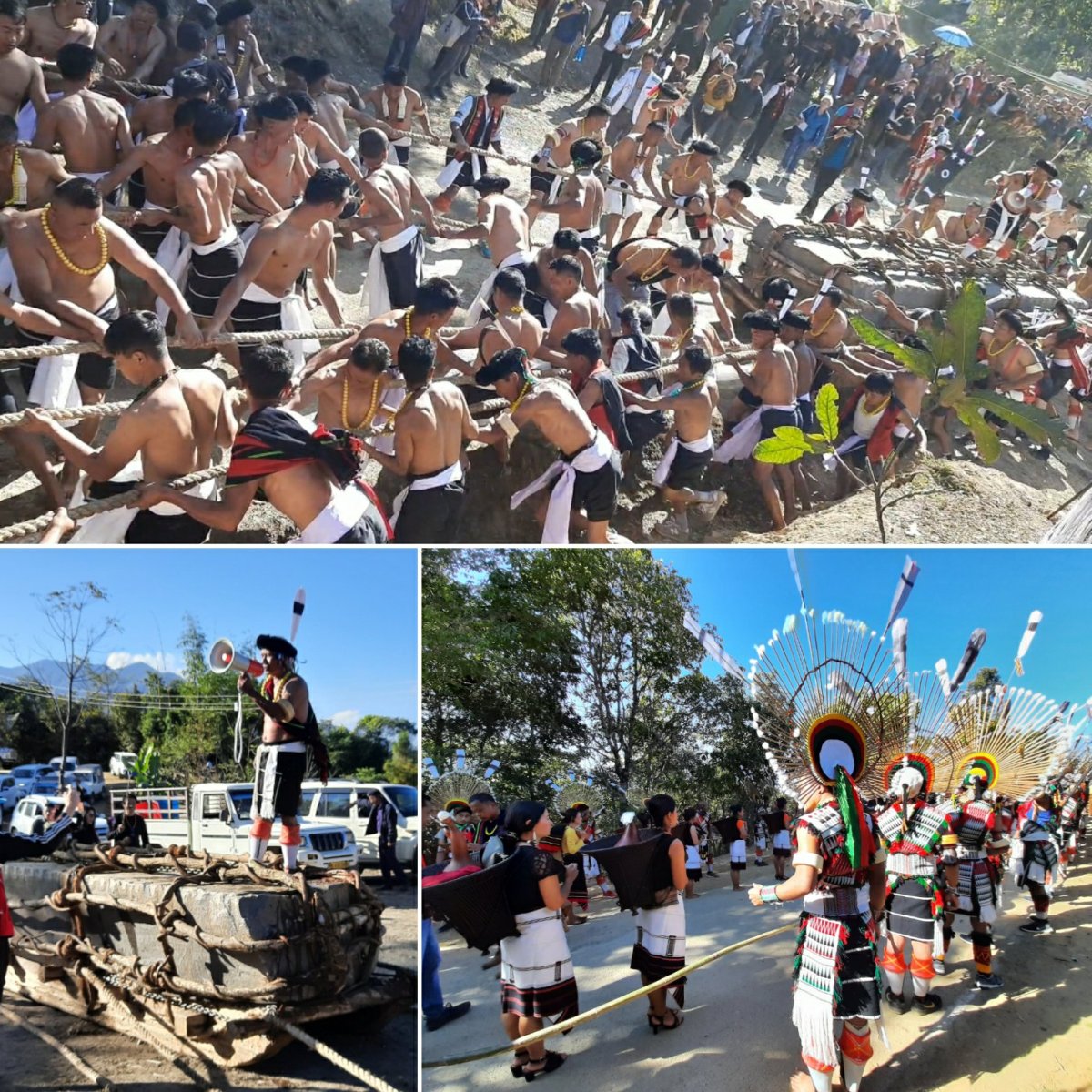 Stone Pulling Ceremony with the Angami Nagas | The Lost Lander